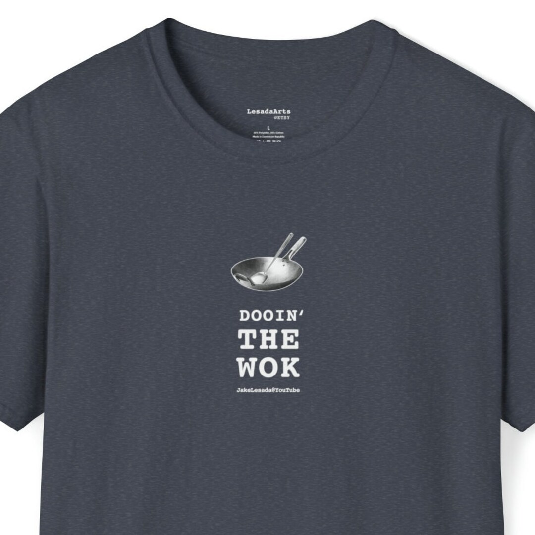 Vintage Style Wok T-shirt With DOOIN' THE WOK Caption - Etsy
