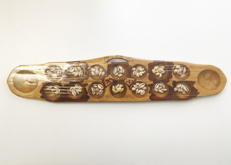 Classic Vintage Filipino Sungka Mancala Shell Game - Etsy