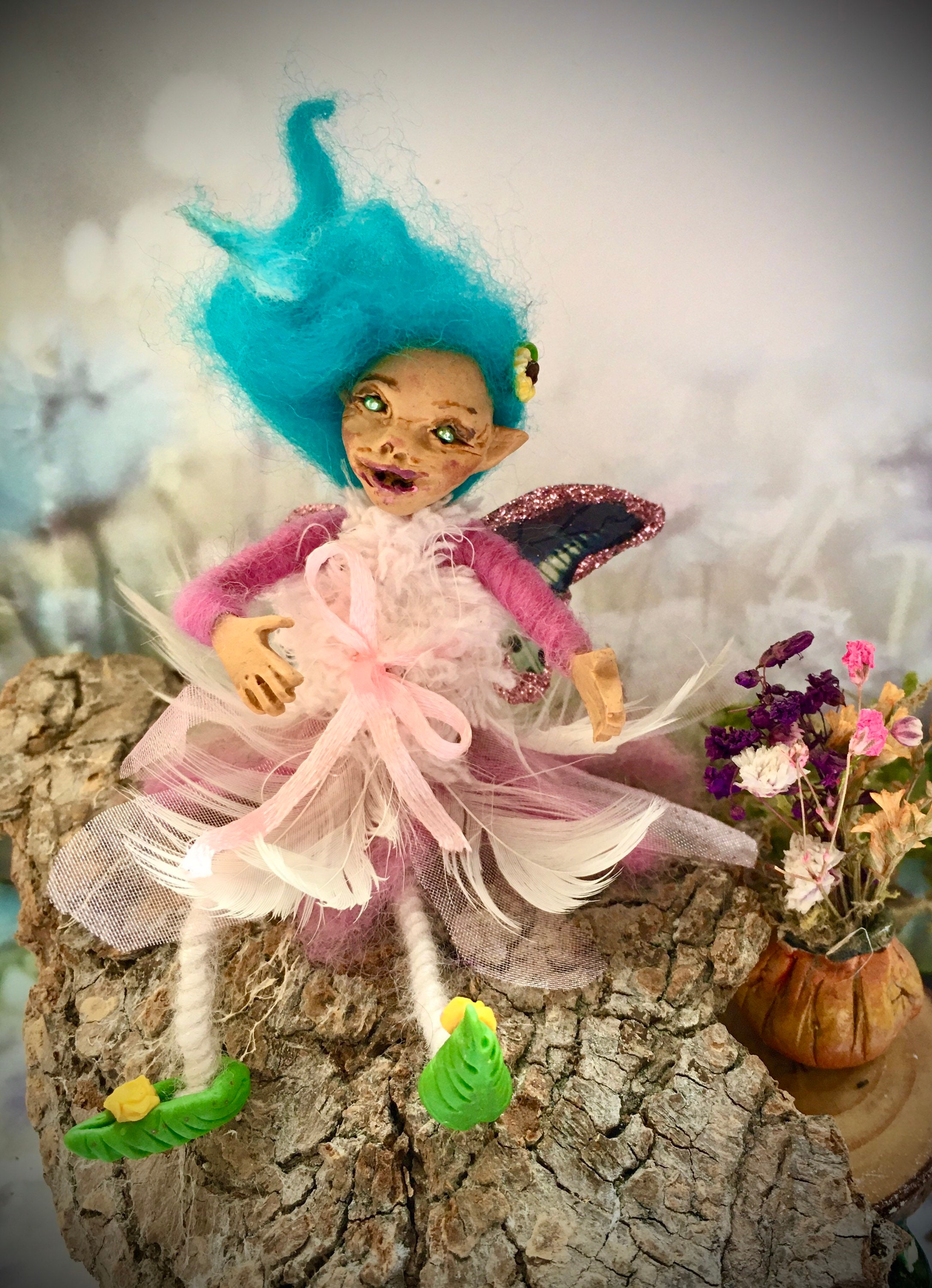 Wild Fairies Ooak Miniature Fairy Doll Figure Gift for Fairy - Etsy UK
