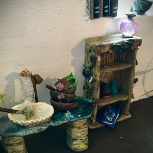 Miniature Fairy Sink With Realistic Water and Stacked Dishes Gift for ...