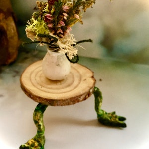 Ooak 12th Scale Dragon Leg Table, Real Wood. for Witch, Fairy, Spooky ...