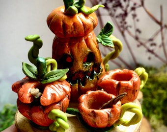Tea Pot Jack O’ Lantern - Etsy