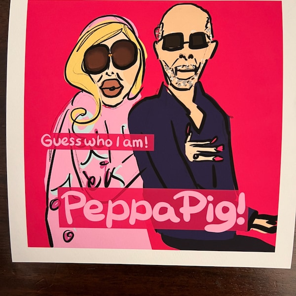 White Lotus Peppa Pig - Etsy