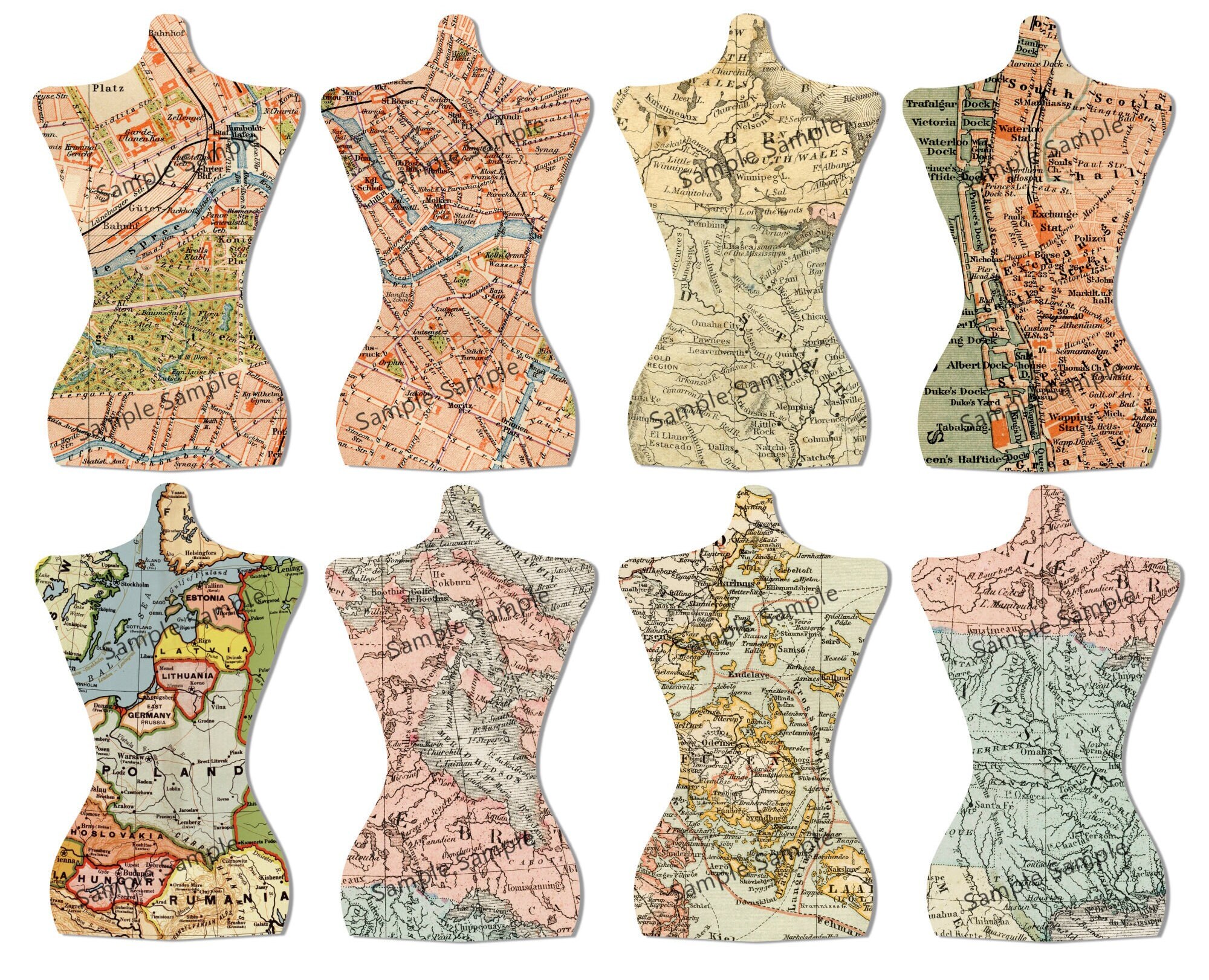 Collage Bodies | Collage Sheets | Art Journal Collage | Mixed Media ...