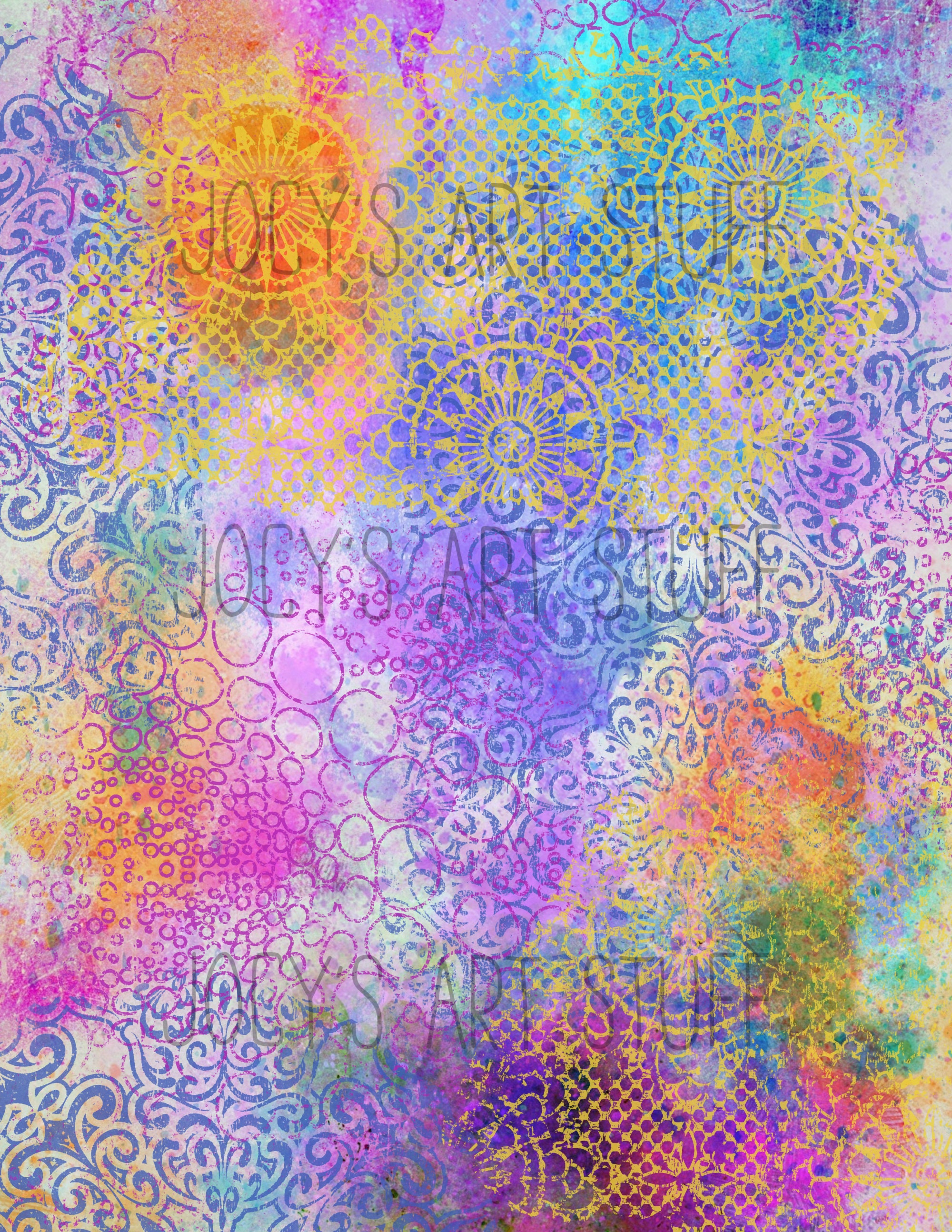 Digital Collage Backgrounds | Collage Tear Sheets | Printable Papers ...