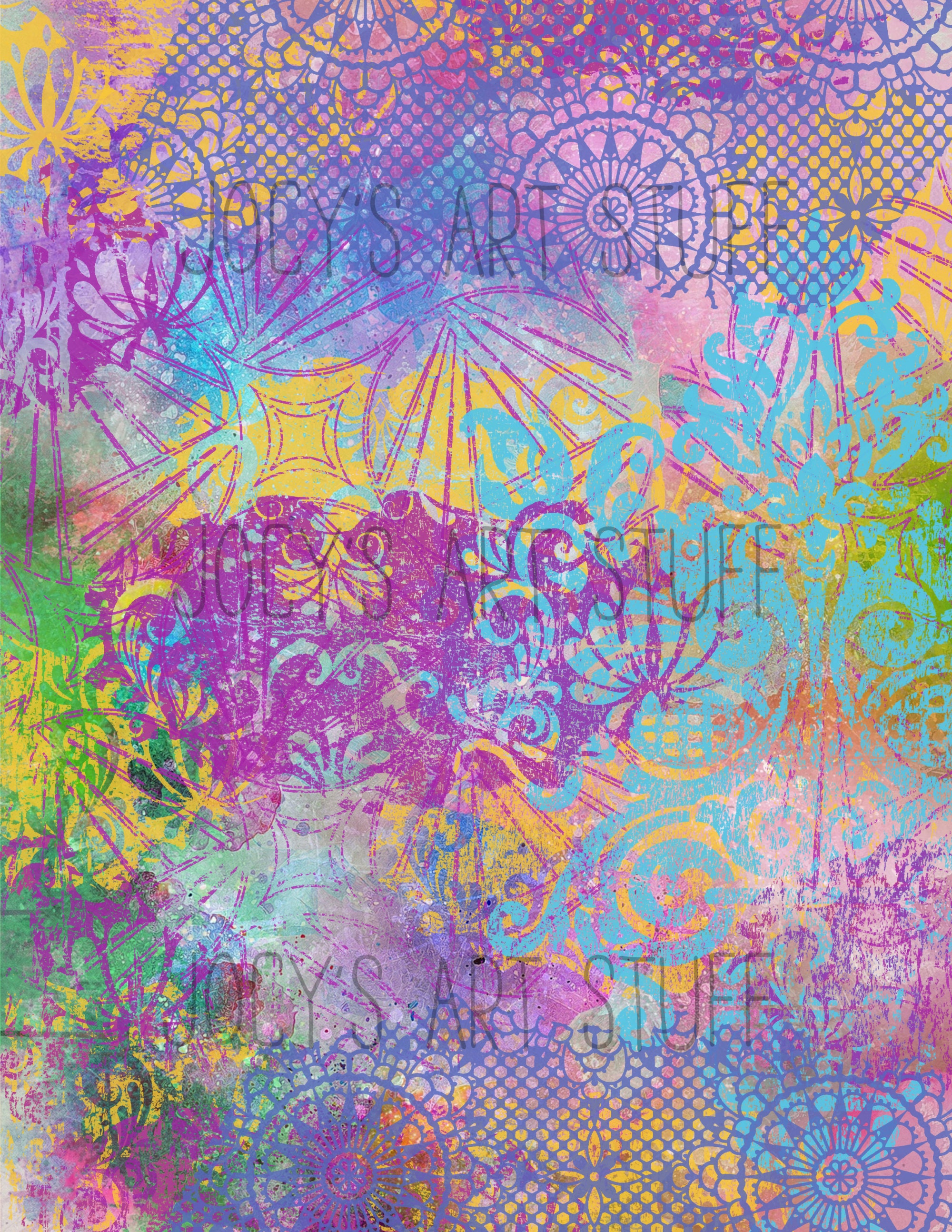 Digital Collage Backgrounds | Collage Tear Sheets | Printable Papers ...