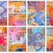 ATC Sized Digital Collage Sheets | Decorative Backgrounds | Instant ...