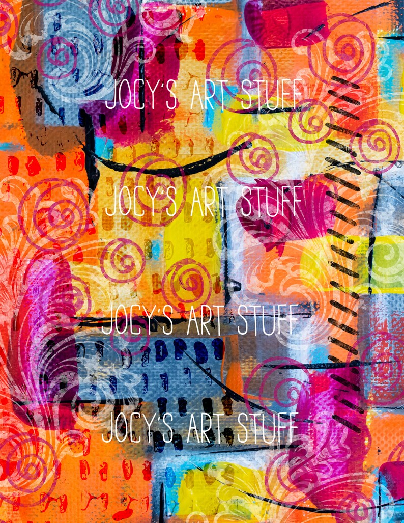 Digital Collage Backgrounds, Collage Tear Sheets, Digital Download ...