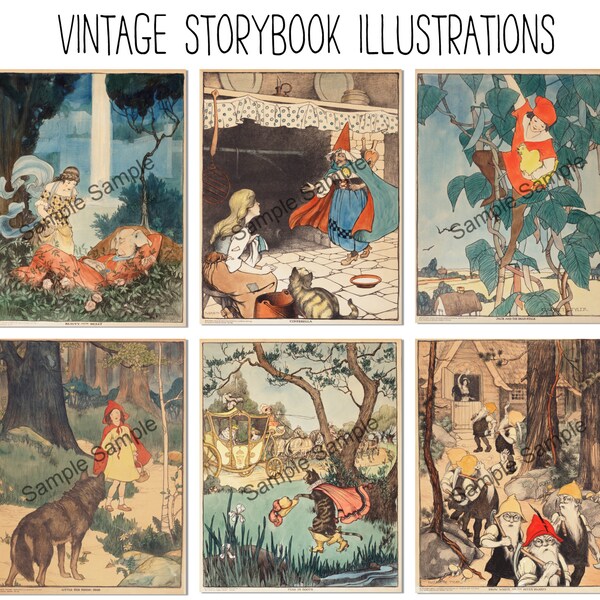 Vintage Storybook - Etsy