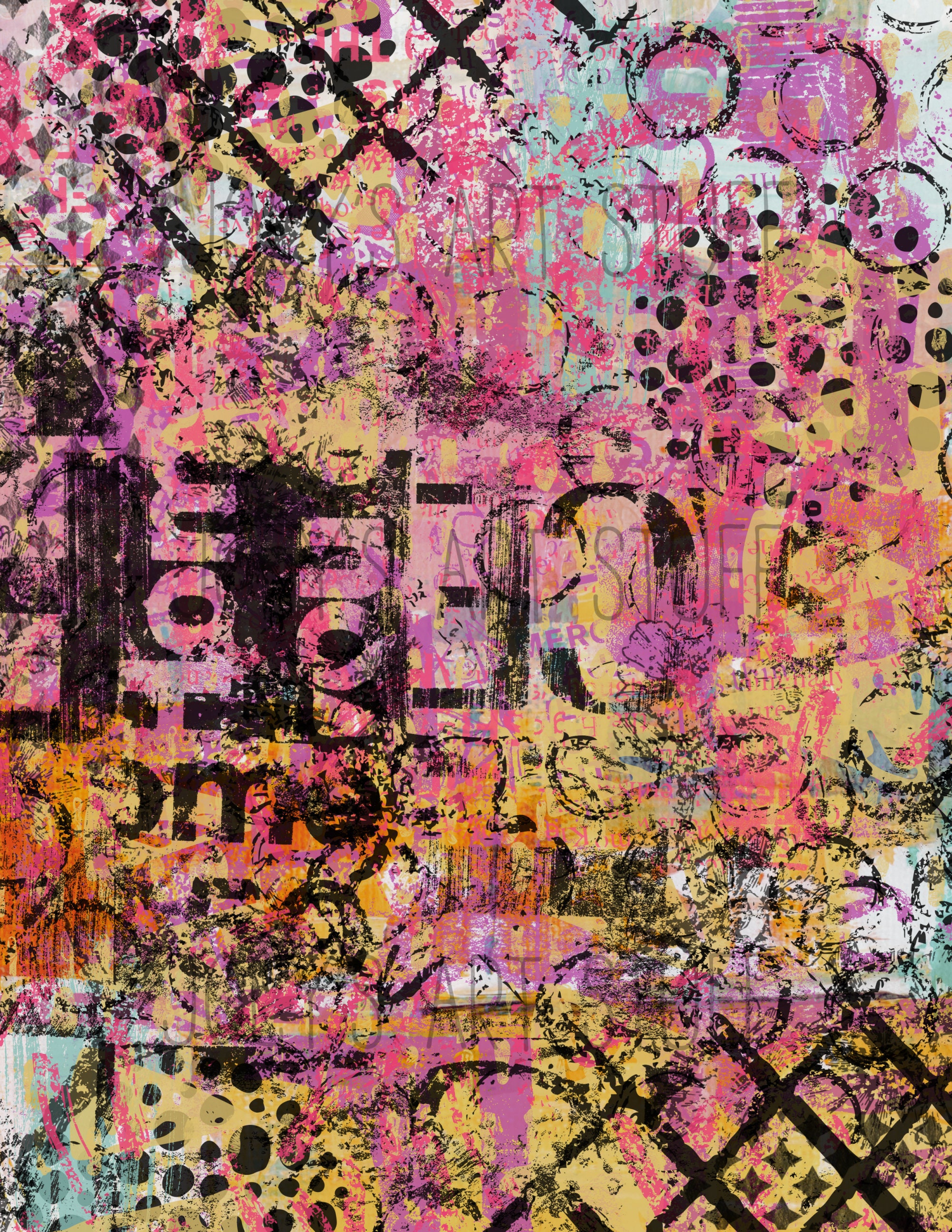 Digital Collage Backgrounds | Collage Tear Sheets | Printable Papers ...