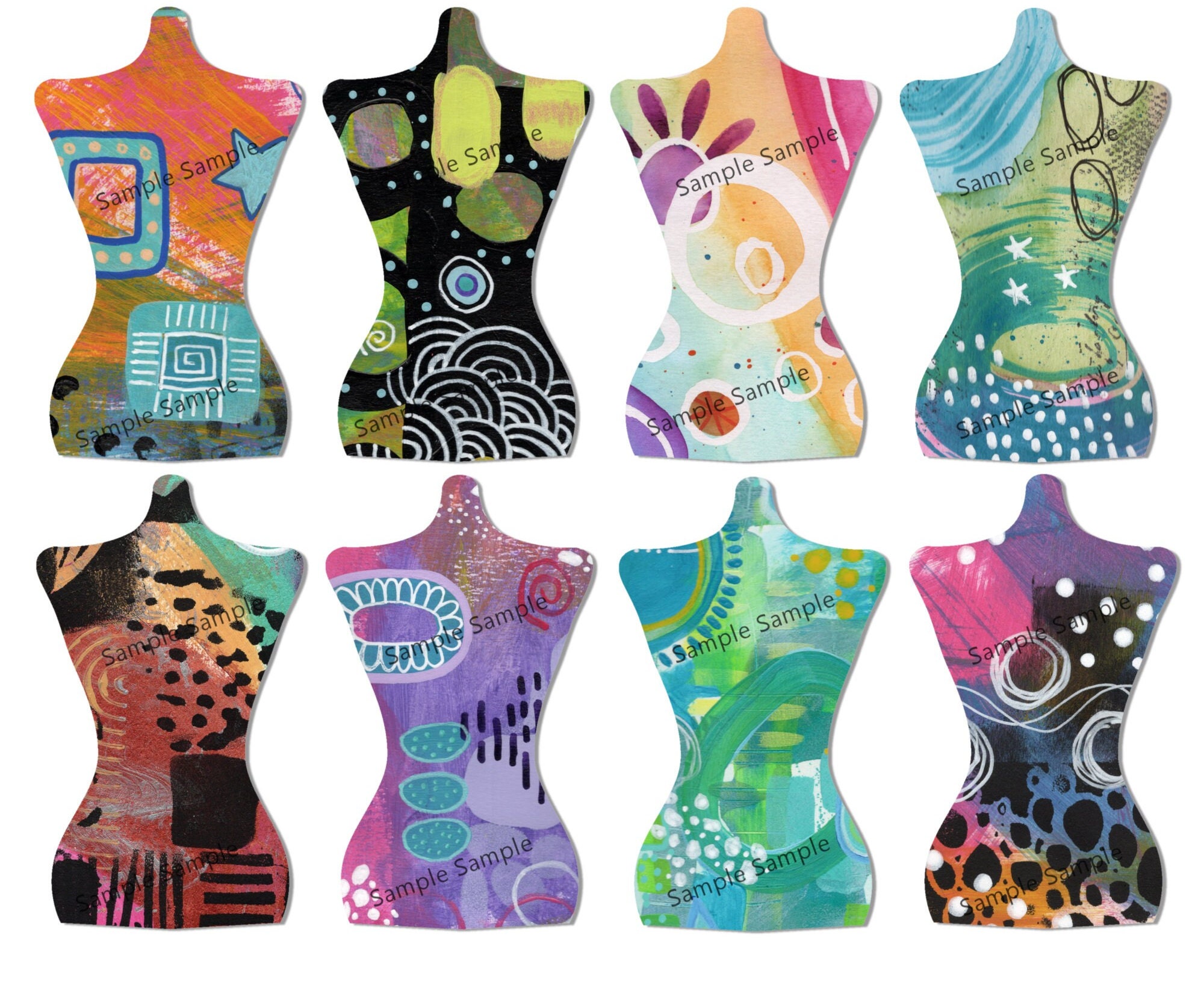 Collage Bodies | Collage Sheets | Art Journal Collage | Mixed Media ...