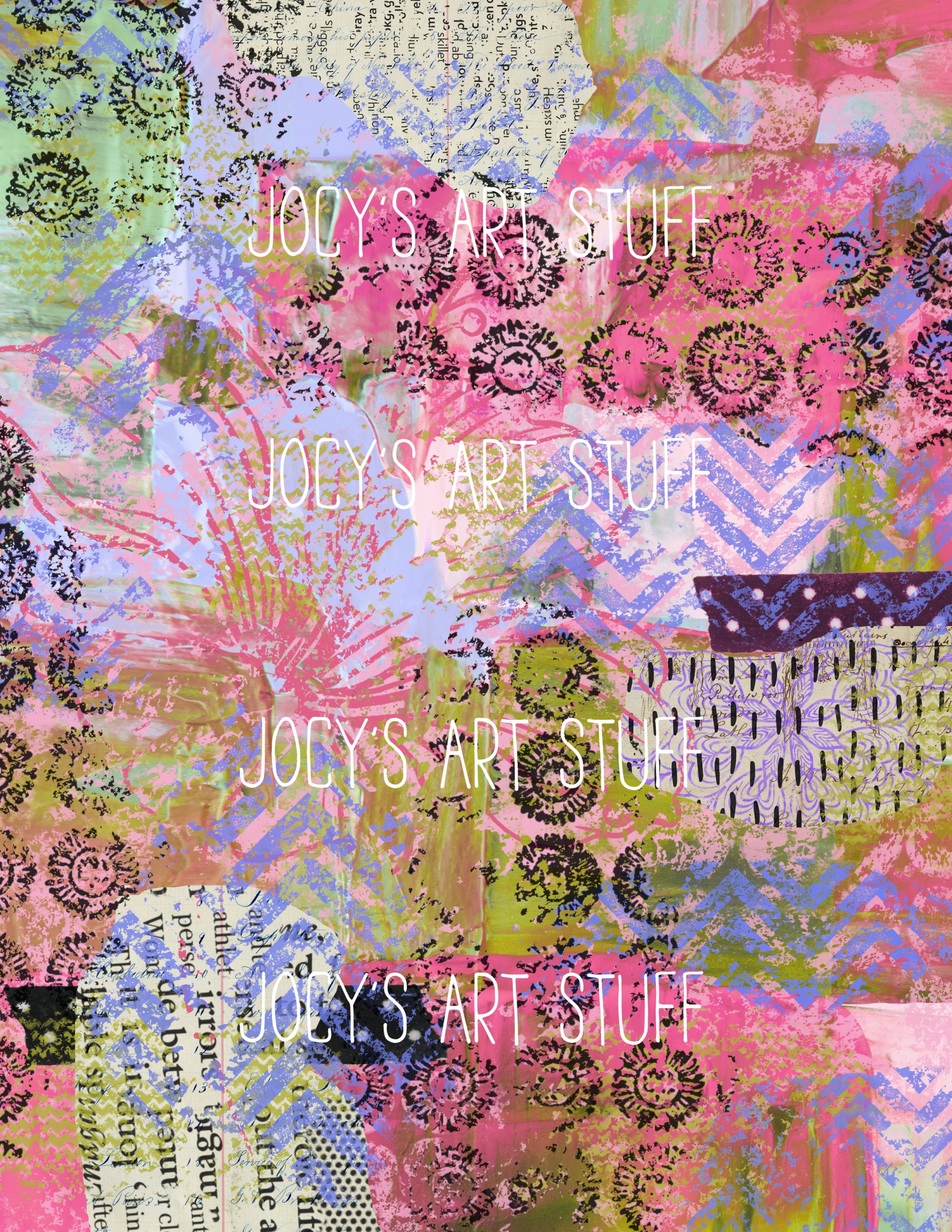 Digital Collage Backgrounds Collage Tear Sheets Printable Papers ...