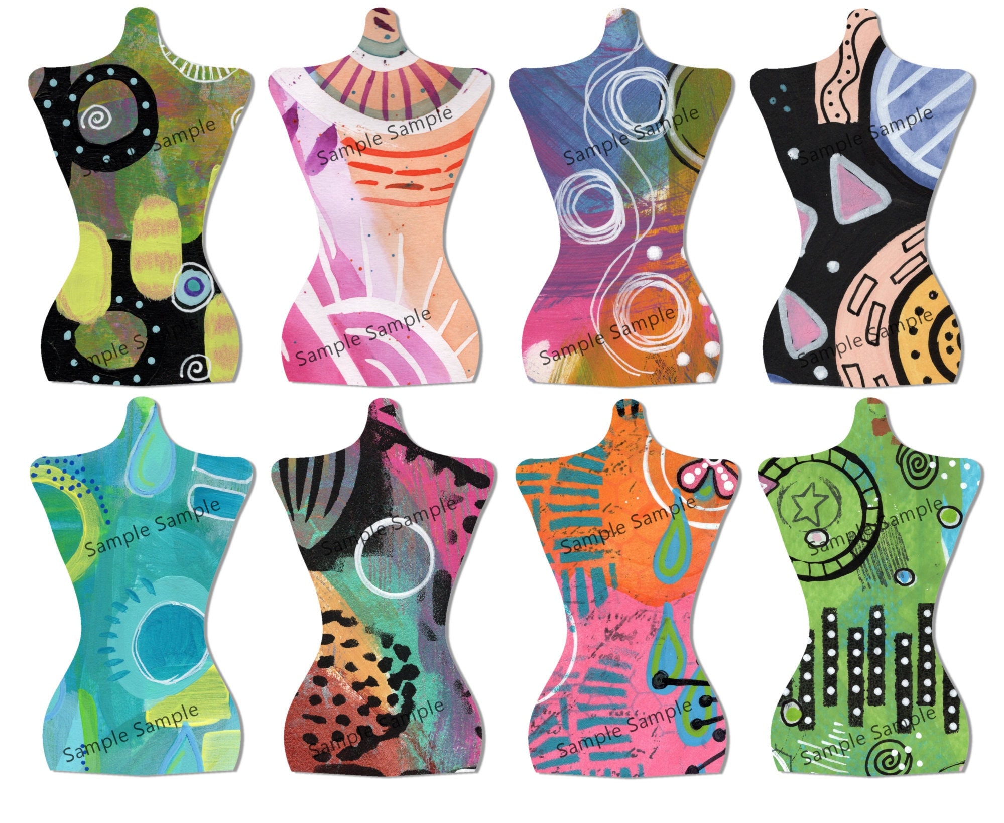 Collage Bodies | Collage Sheets | Art Journal Collage | Mixed Media ...