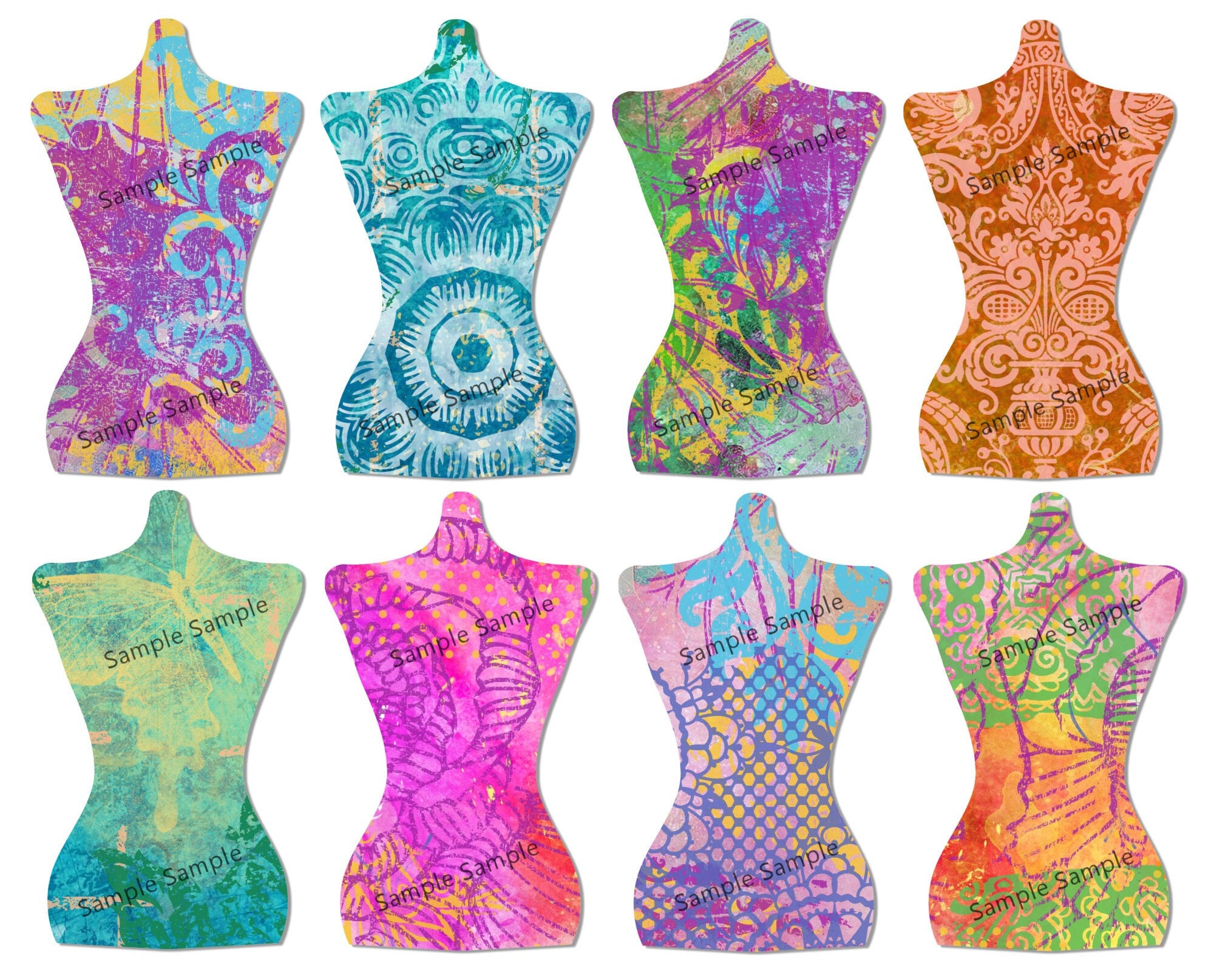 Collage Bodies | Collage Sheets | Art Journal Collage | Mixed Media ...