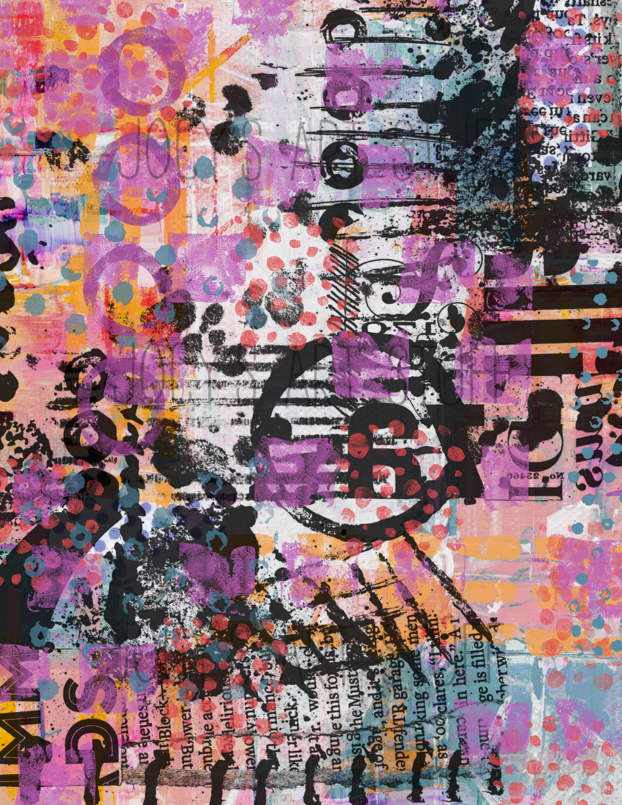 Digital Collage Backgrounds | Collage Tear Sheets | Printable Papers ...