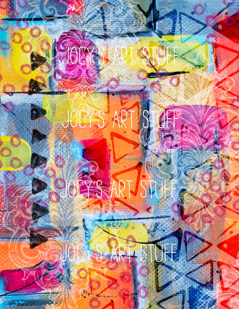 Digital Collage Backgrounds, Collage Tear Sheets, Digital Download ...