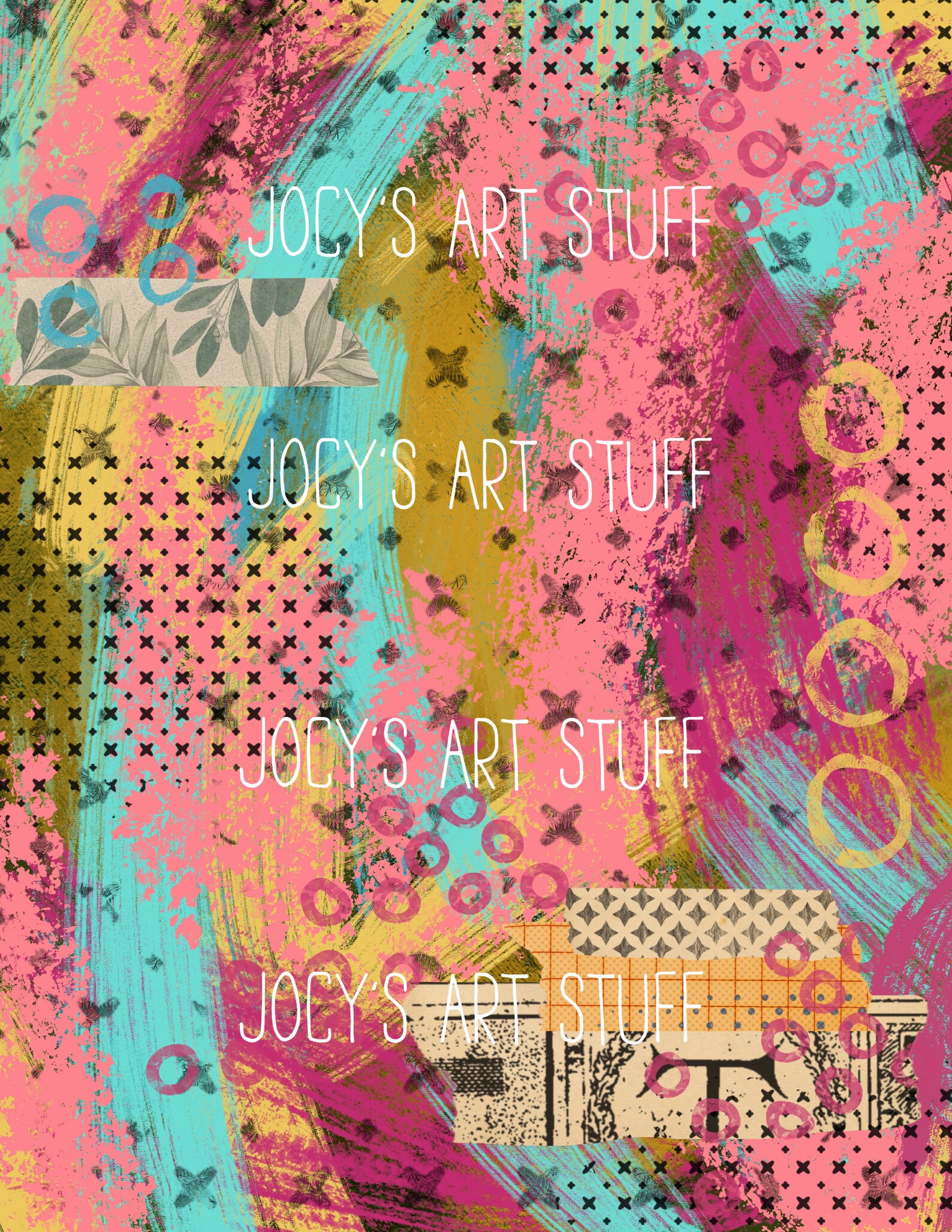 Digital Collage Backgrounds Collage Tear Sheets Printable Papers ...