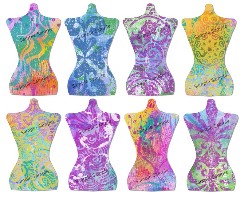 Collage Bodies | Collage Sheets | Art Journal Collage | Mixed Media ...