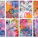 ATC Sized Digital Collage Sheets | Decorative Backgrounds | Instant ...