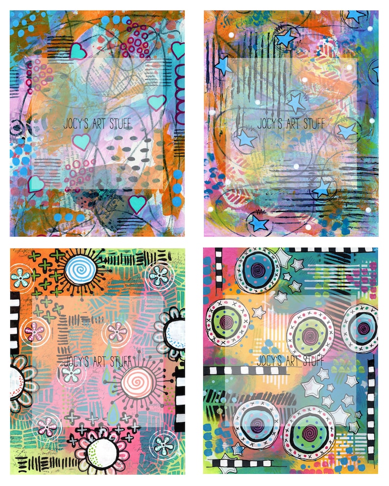 Mixed Media Collage Backgrounds | Hand Made Backgrounds | Collage Tear ...