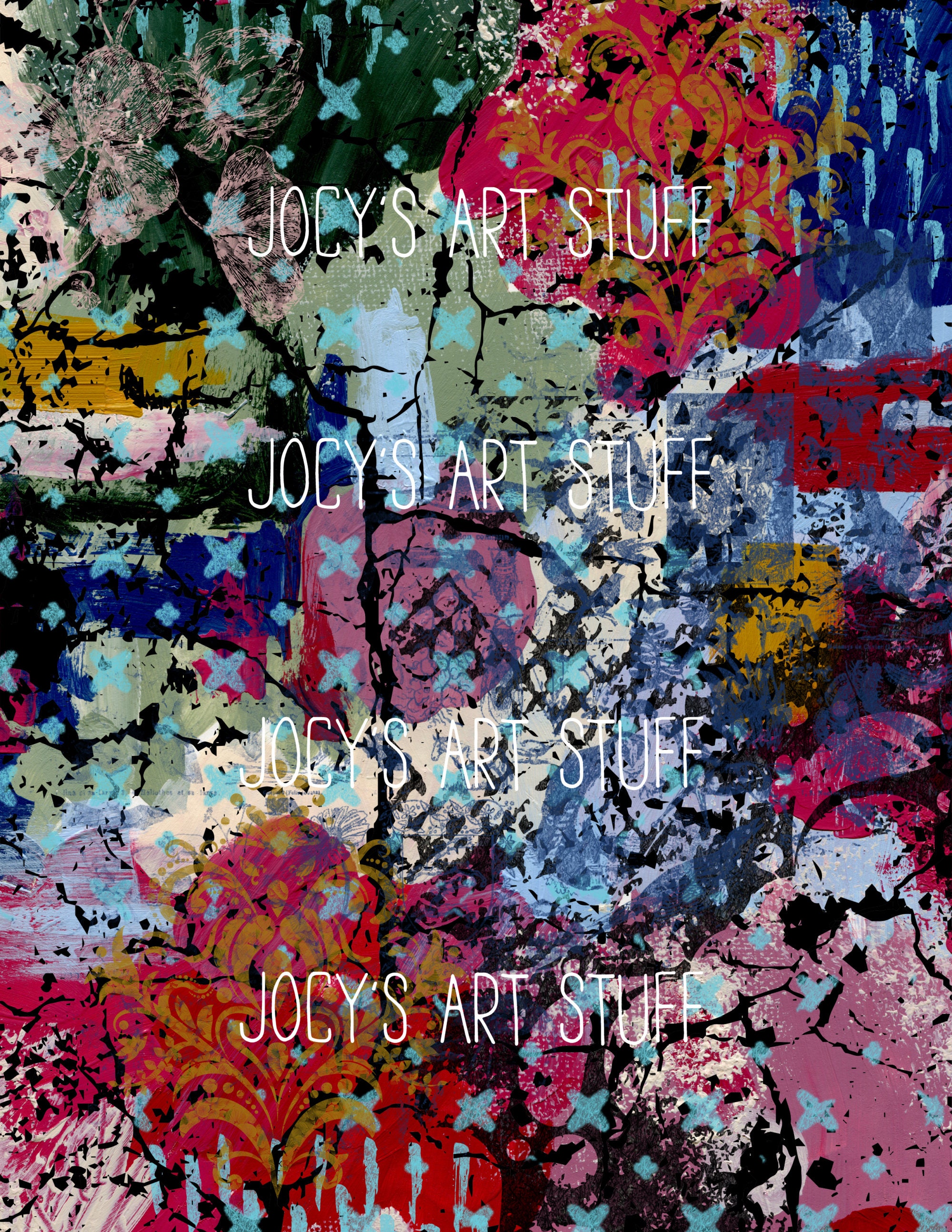 Digital Collage Backgrounds Collage Tear Sheets Printable Papers ...