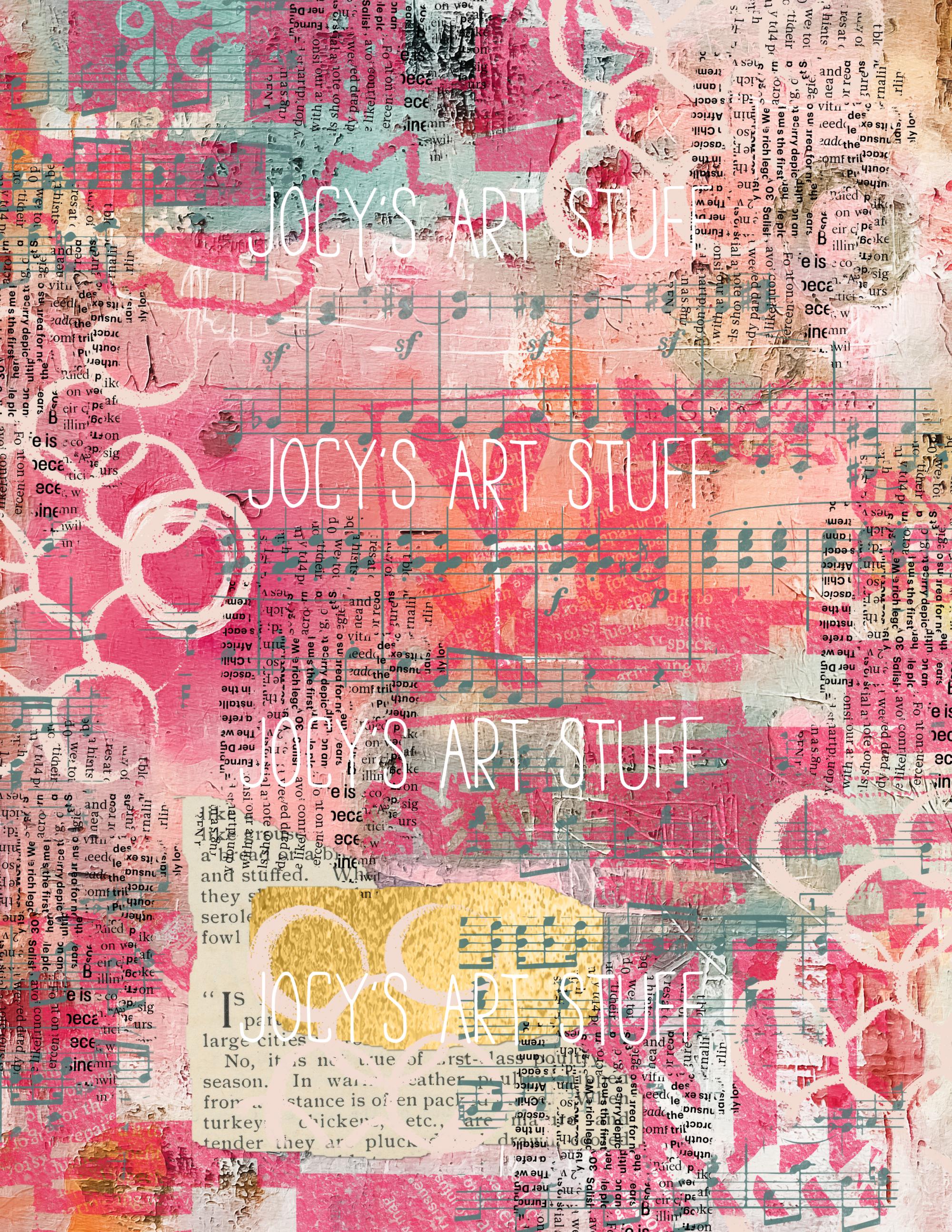Digital Collage Backgrounds, Collage Tear Sheets, Printable Papers ...