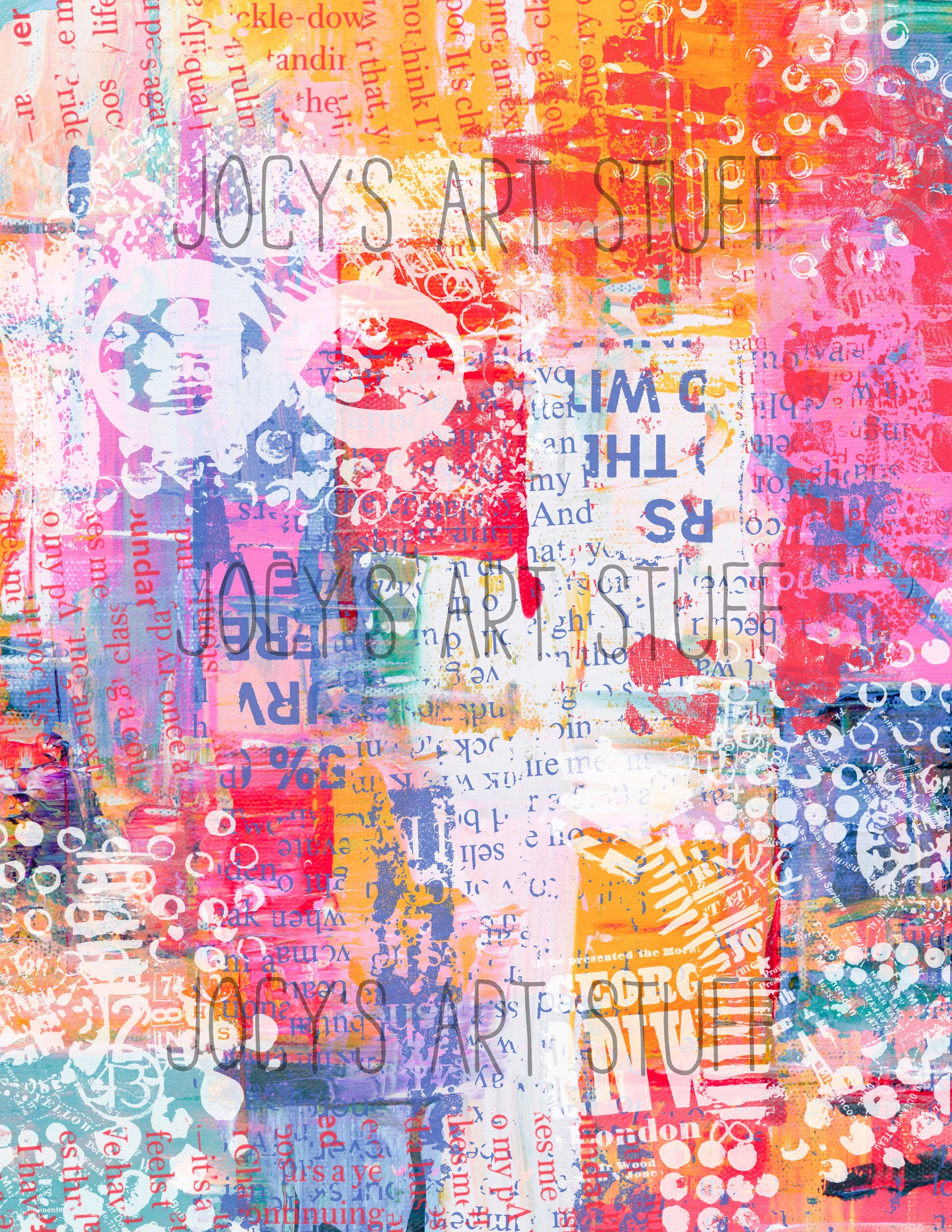 Digital Collage Backgrounds | Collage Tear Sheets | Printable Papers ...