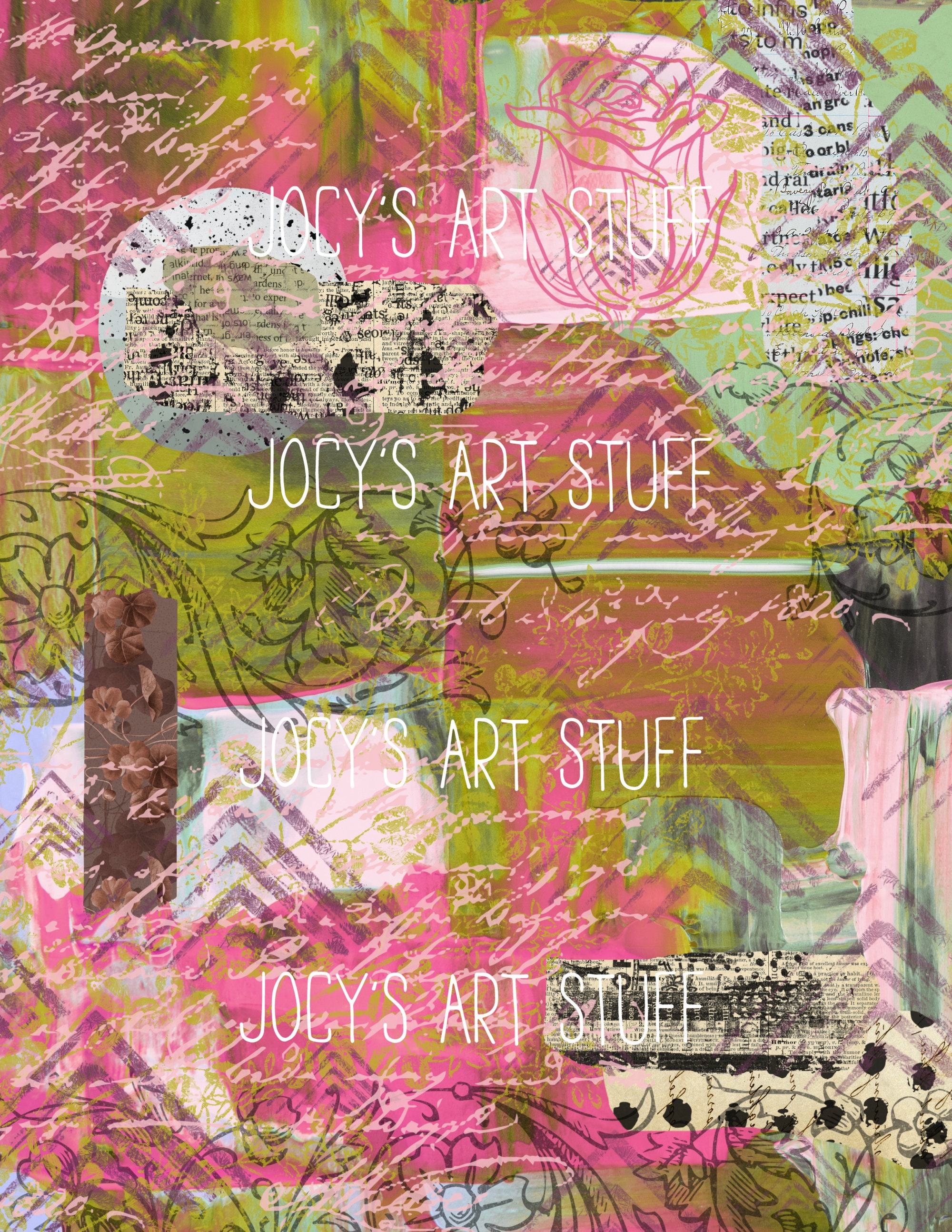 Digital Collage Backgrounds Collage Tear Sheets Printable Papers ...