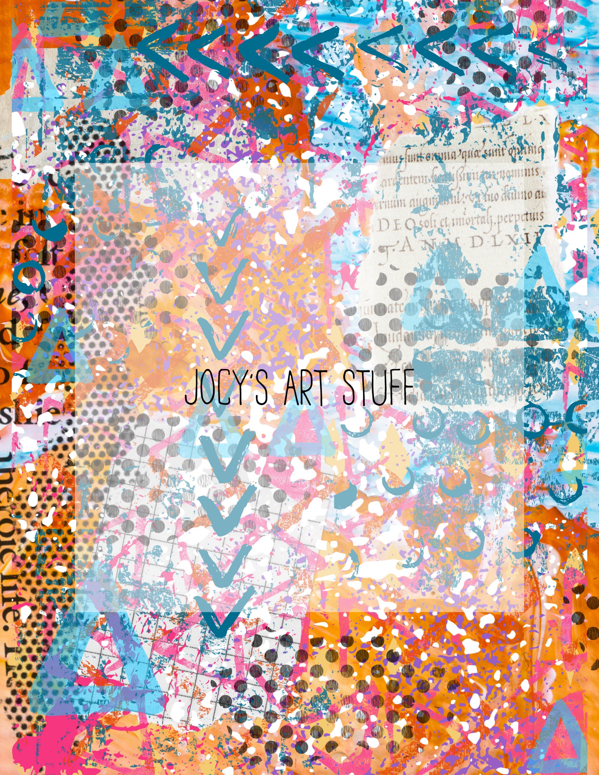 Digital Collage Backgrounds | Collage Tear Sheets | Printable Papers ...