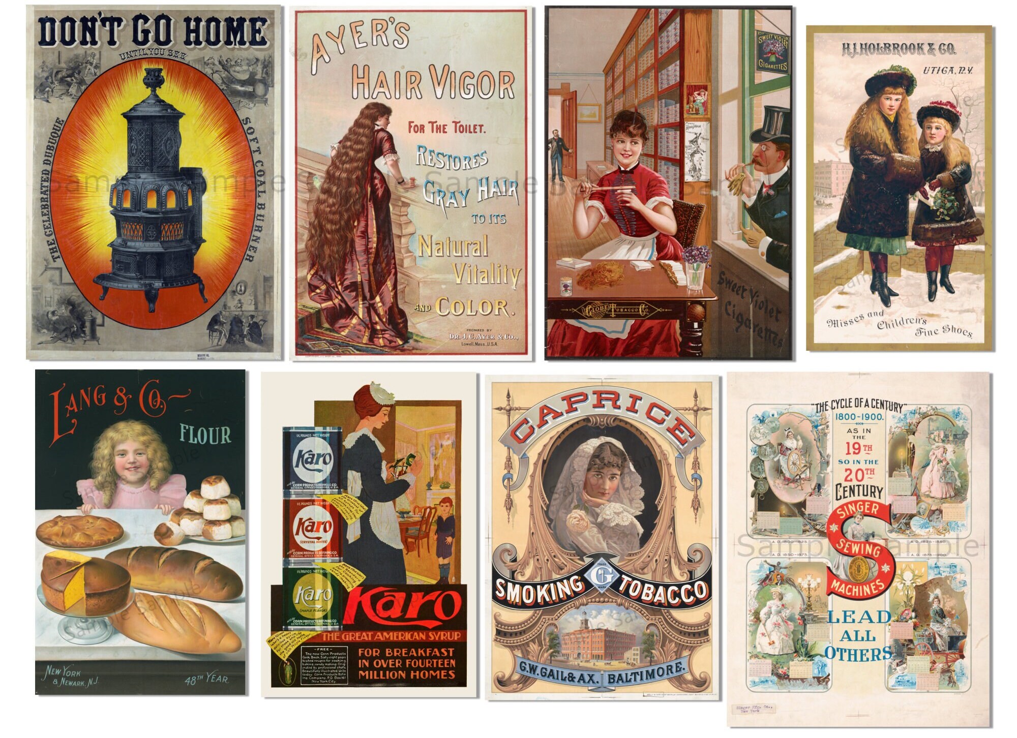 Vintage Advertisements Collage Sheet Digital Download Printable - Etsy