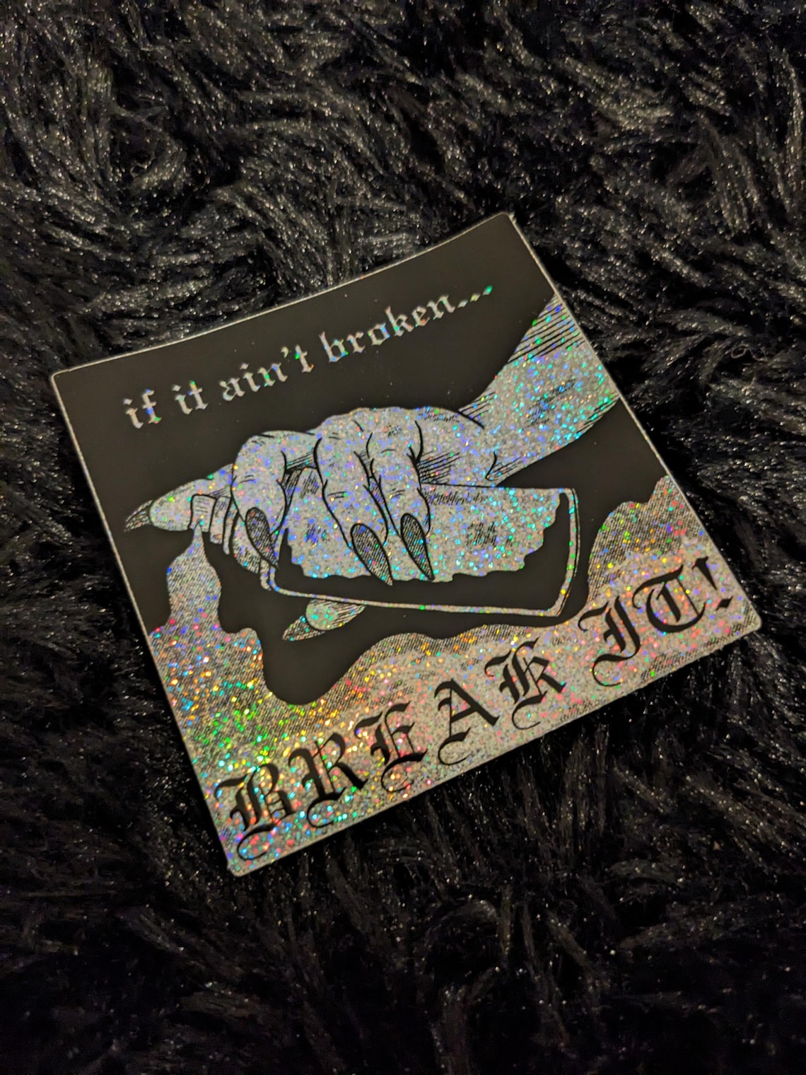 Break It Sticker - Etsy