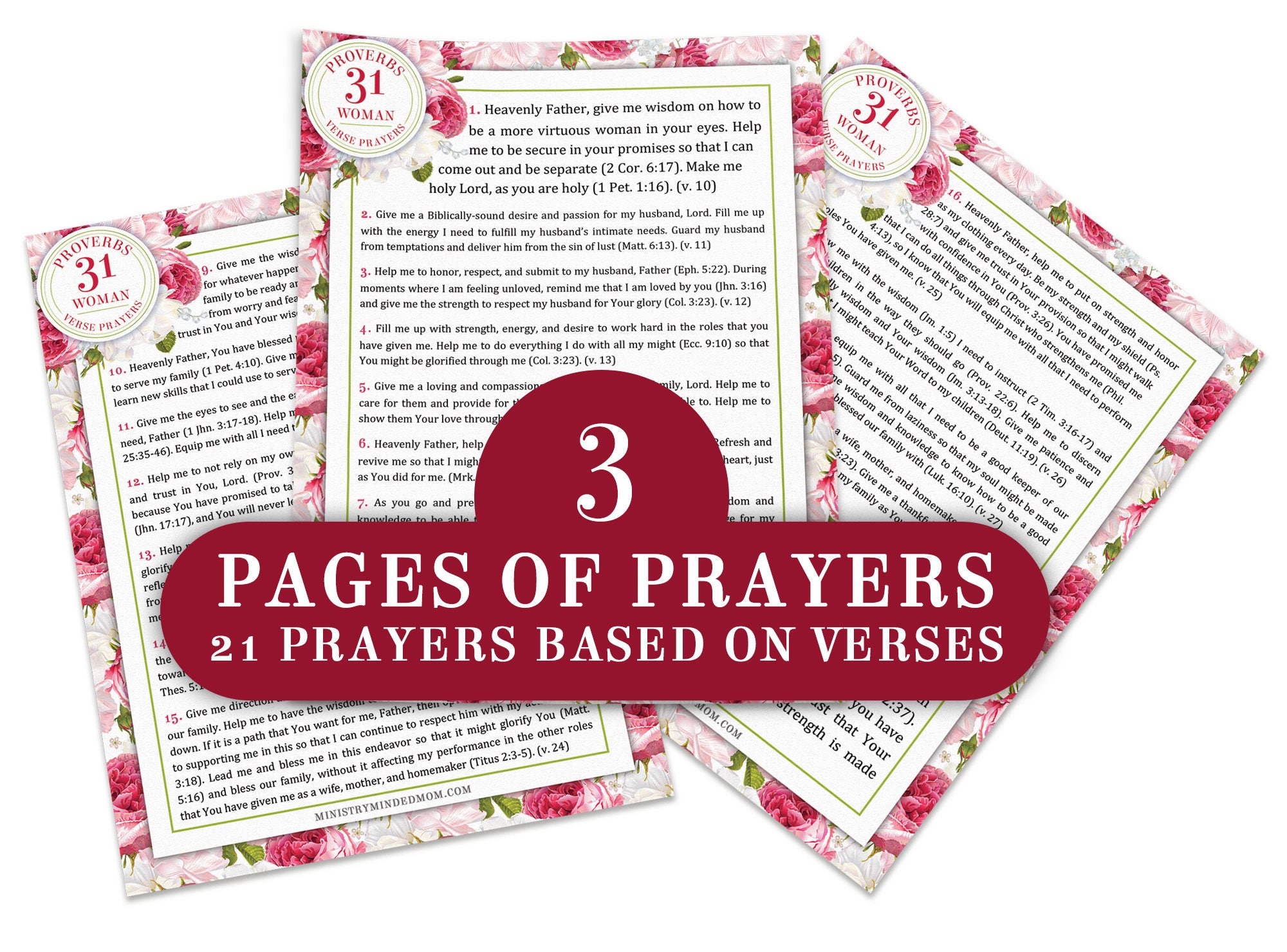 Proverbs 31 Woman Bible Study PRINTABLE Bundle Proverbs 31 Devotional ...