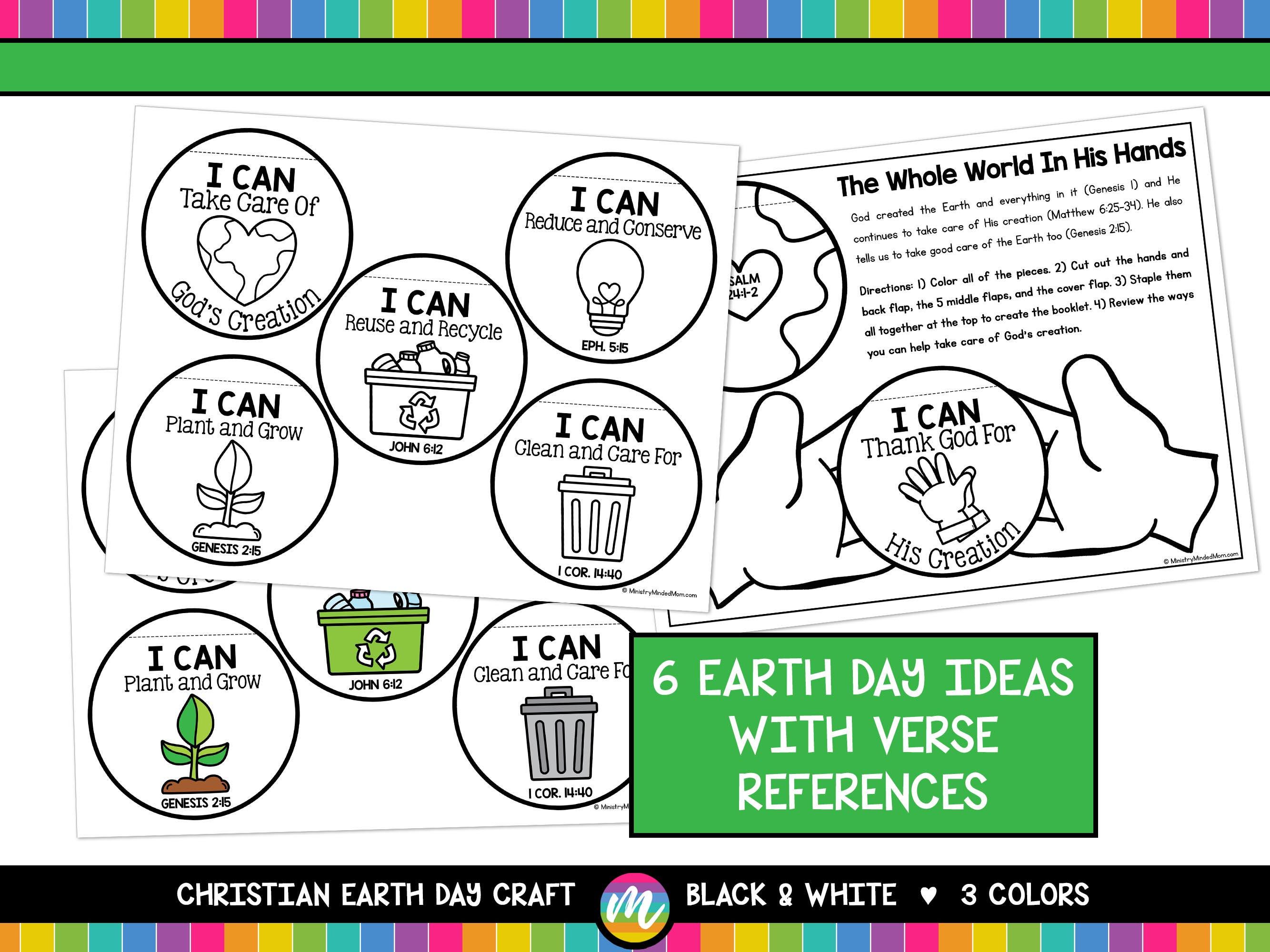 Christian Earth Day Craft Project for Church School or Home | Biblical ...