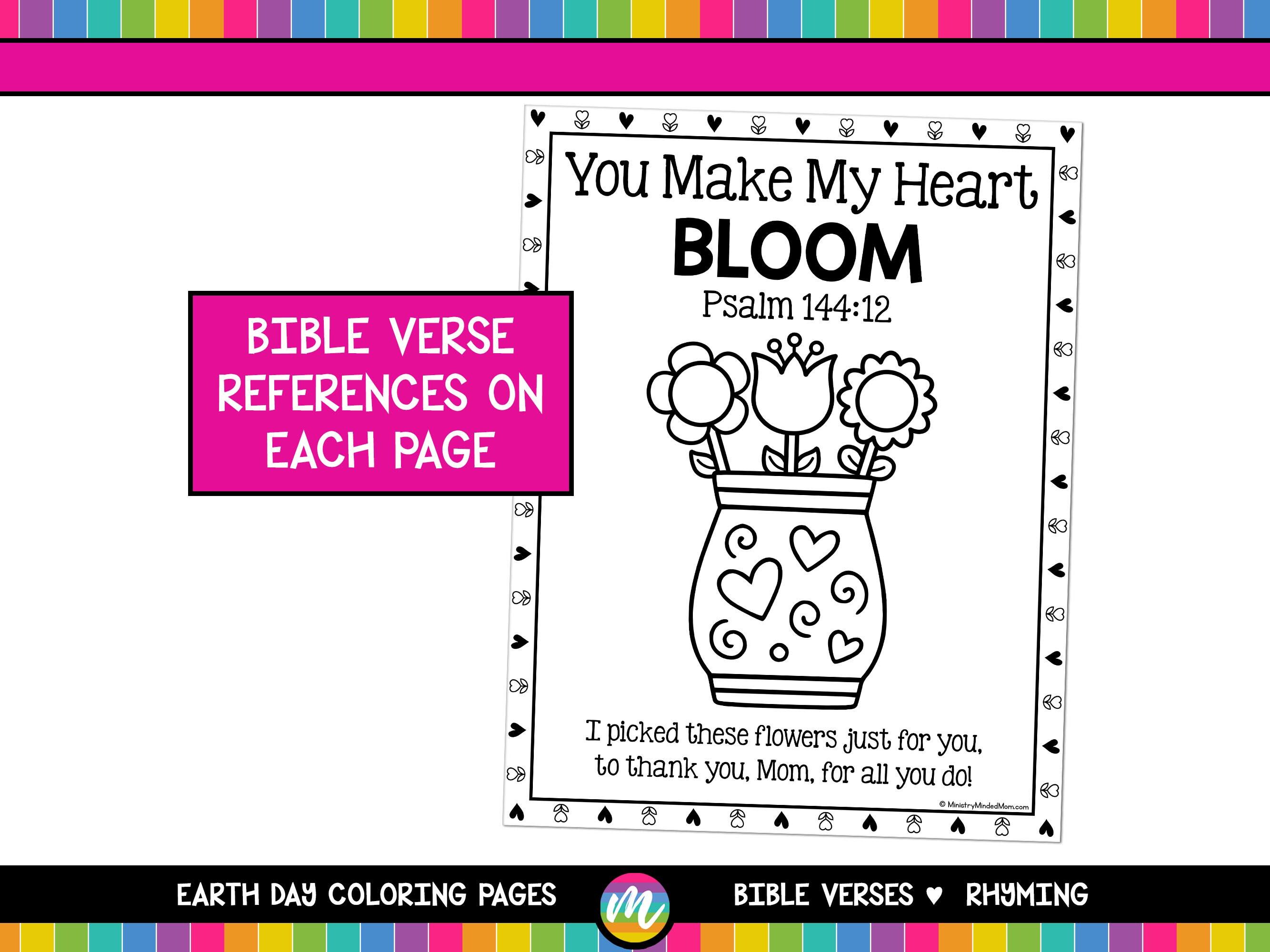 Christian Mother's Day Coloring Sheets for Sunday School | Mom Coloring ...