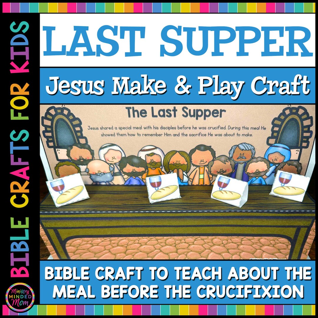 The Last Supper Craft | Holy Week Craft for the Last Supper | Easter ...