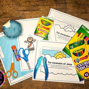 Ascension of Jesus Craft | Jesus Ascends Craft for Sunday School Easter ...
