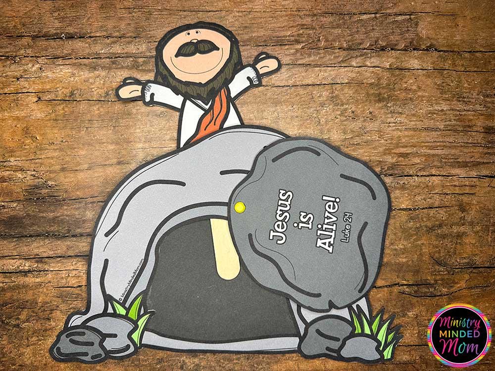 Jesus Resurrection Craft | Empty Tomb Craft for Christian Easter Sunday ...