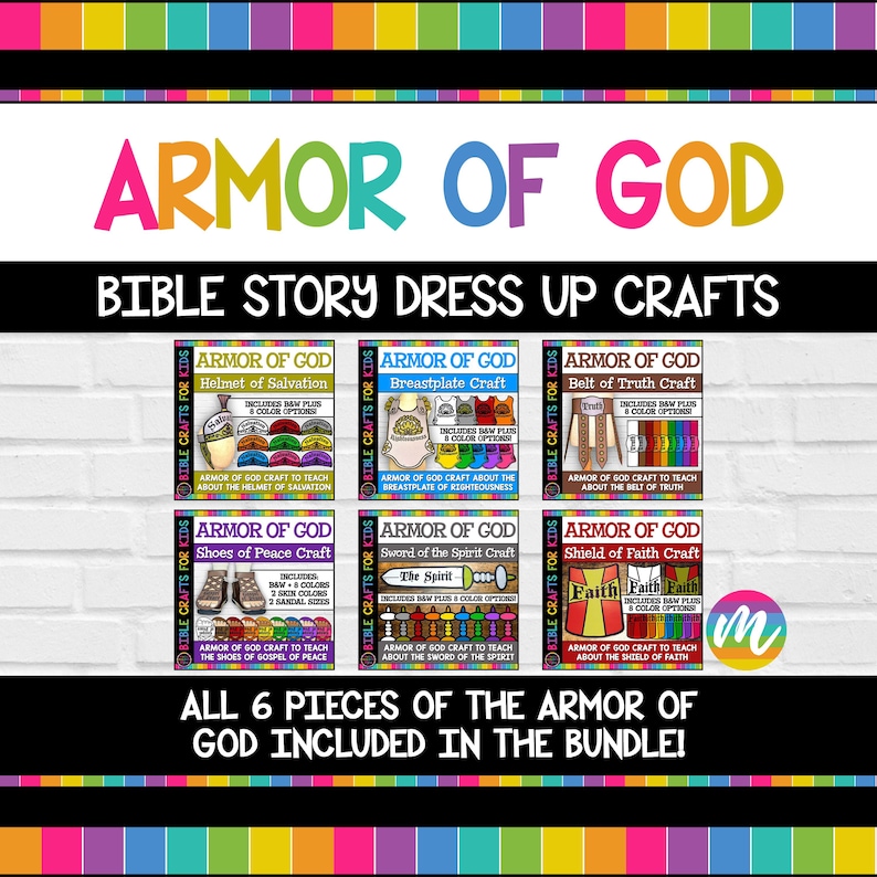 Wearable Armor of God Craft Printable | Dress up DIY Armor of God ...