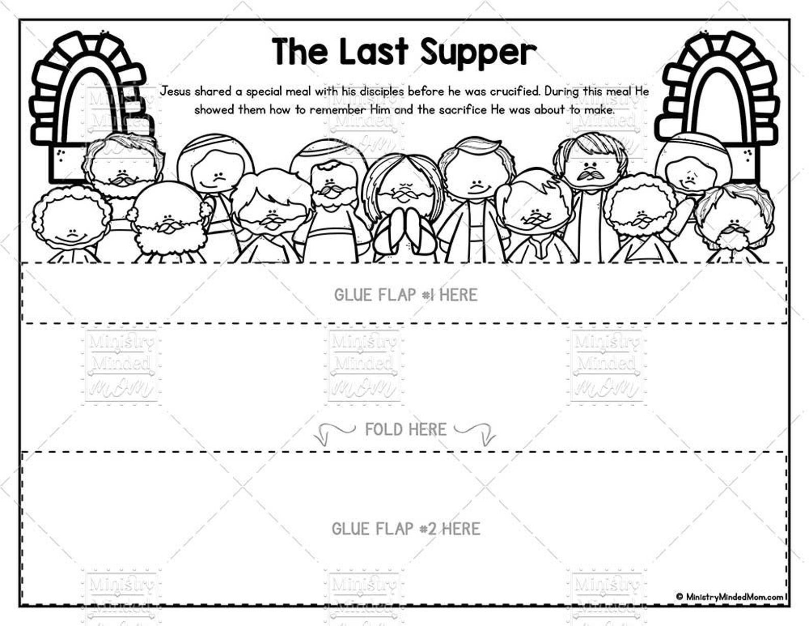 The Last Supper Craft | Holy Week Craft for the Last Supper | Easter ...