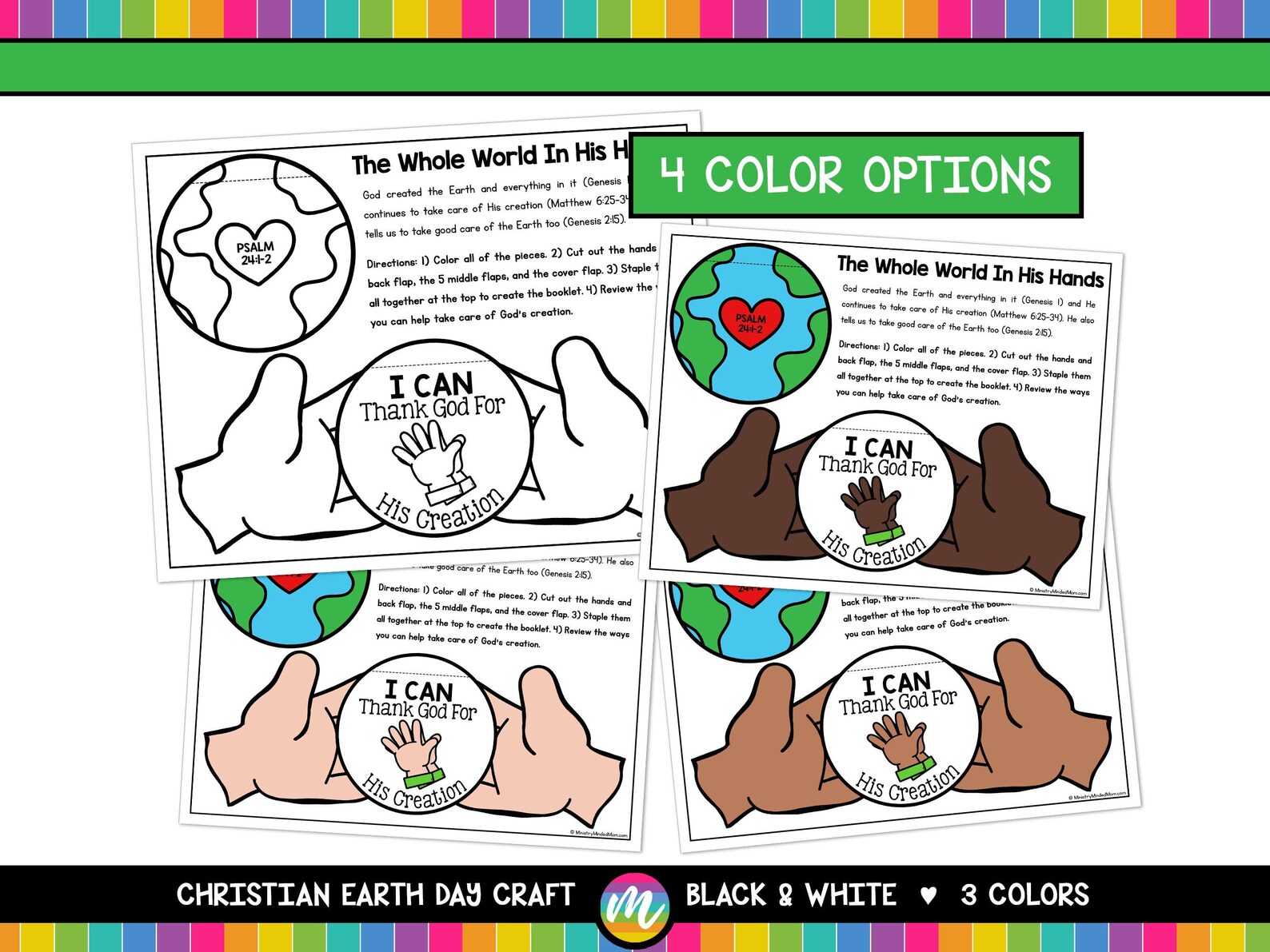 Christian Earth Day Craft Project for Church School or Home | Biblical ...
