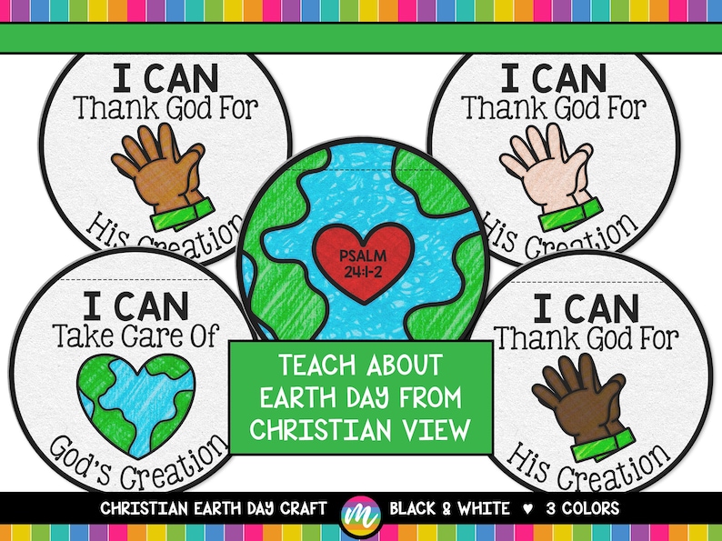 Christian Earth Day Craft Project for Church School or Home | Biblical ...