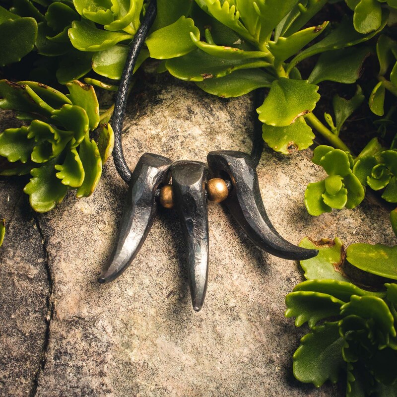 Hand Forged Necklace - Etsy