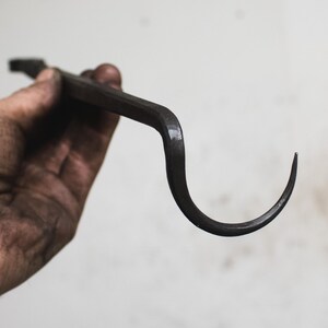 Bacon Meat Steak Flipper Turner Hand-forged – Rustic BBQ Tool for ...