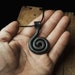 Forged Viking Sun Pendant, Sun Spiral or Solsnurra a Symbol for the Sun ...