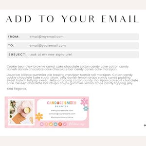 Email Signature Template Canva - Rainbow Colorful Branding Business ...