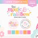 Rainbow Email Signature Template Canva Small Business Email Design ...