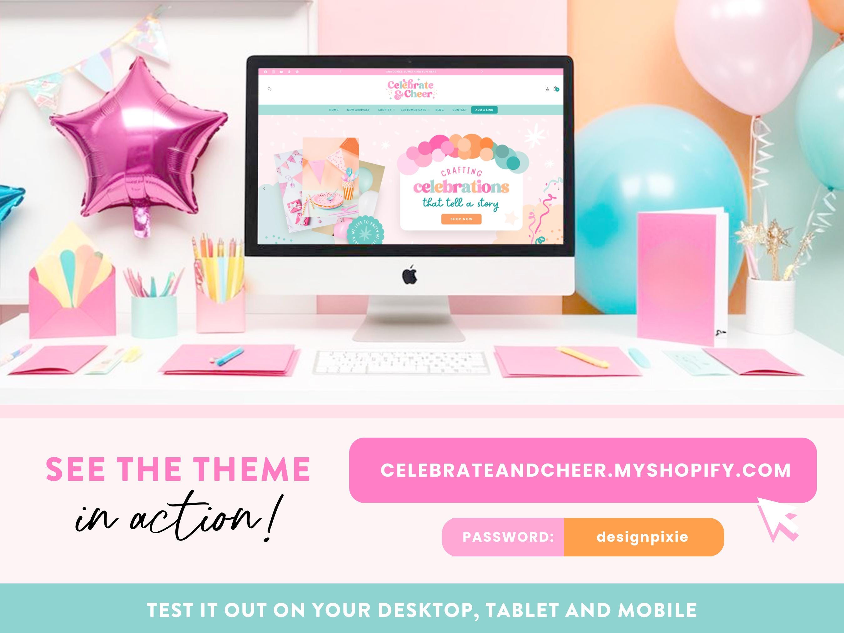Party Shopify Theme - Fun Ecommerce Website Template for Party Supplies ...
