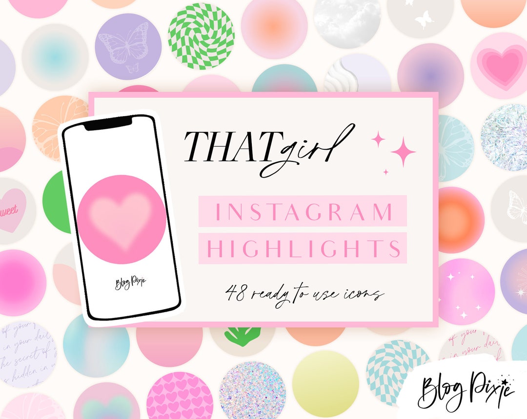 That Girl Instagram Highlight Covers That Girl Aesthetic Highlights for ...