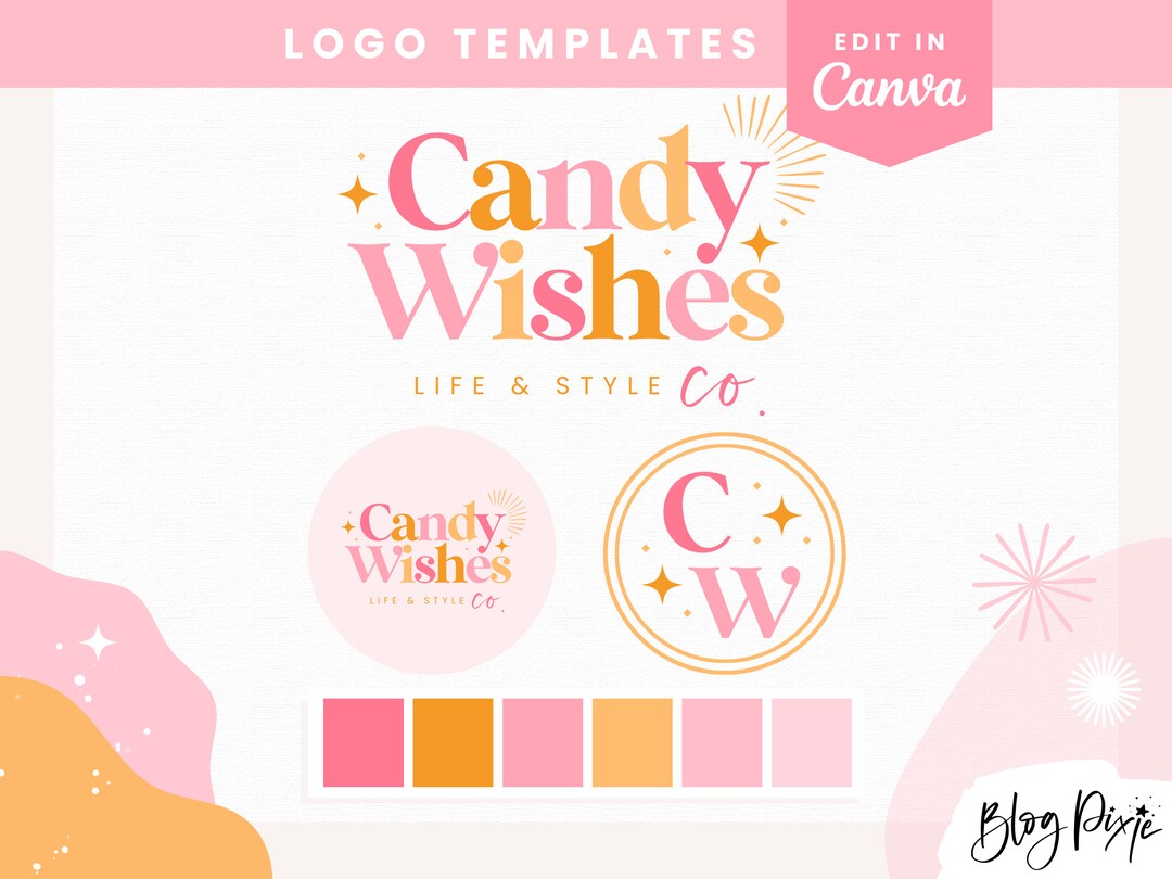 Logo Template Canva Editable Logo Design Small Business Logo Logo ...