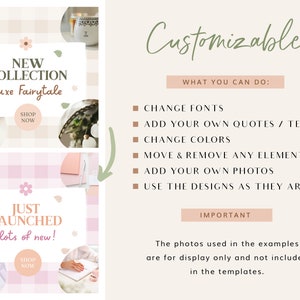 Cottagecore Aesthetic Instagram Post Templates Canva - Whimsical ...